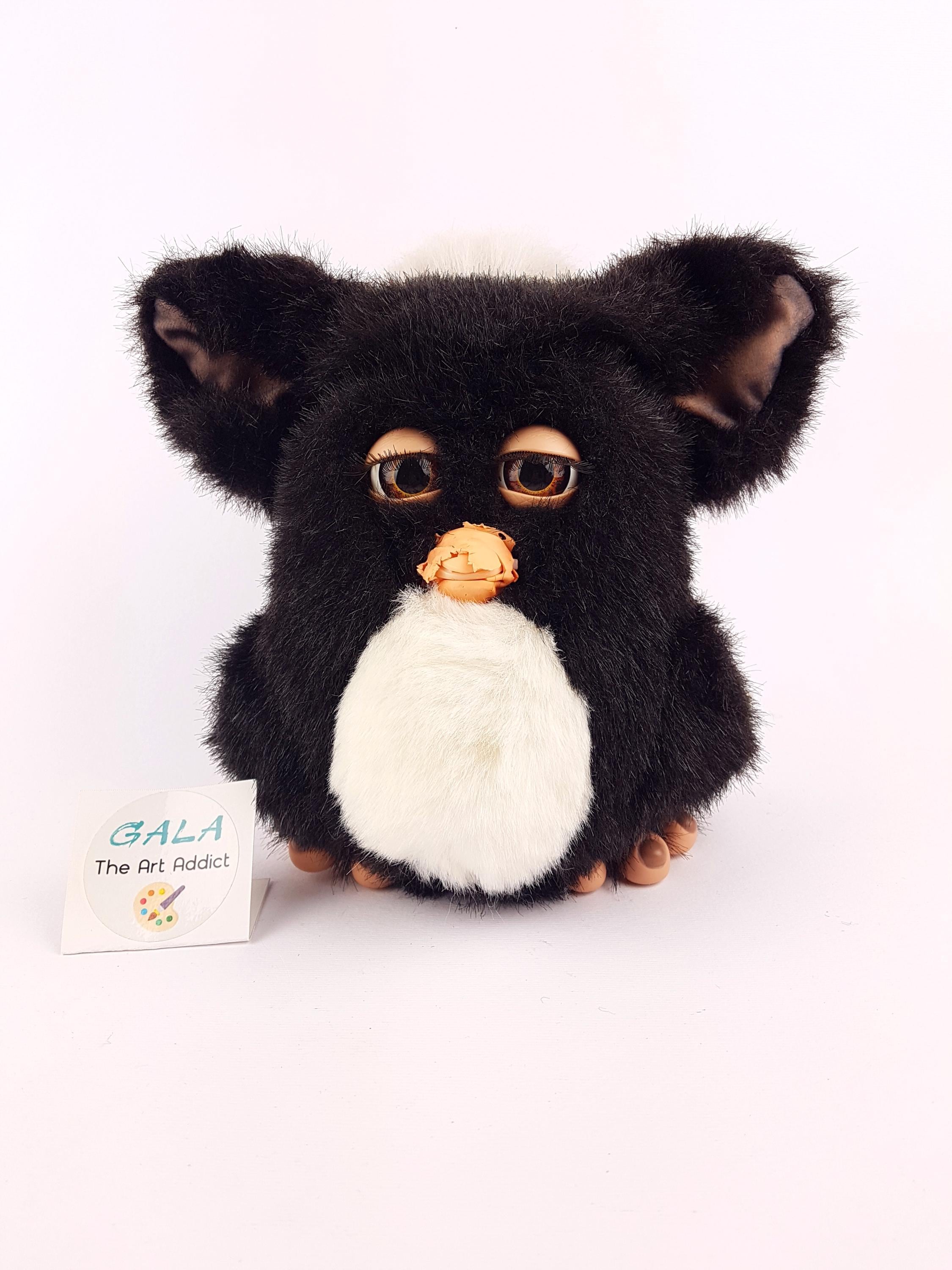 Furby Charcoal 2005 WORKING Rare Black and White ファービ Furby Charcoal 2005 WORKING Rare Black and White ファービ