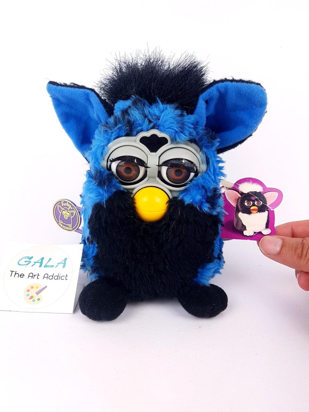 Furby Blue Turtle NOT WORKING Very Rare 1998 Old Furbies English ...