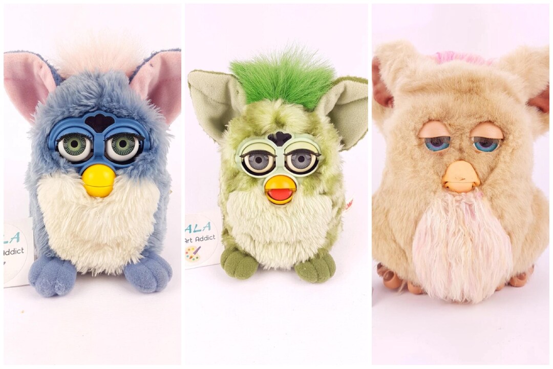Furby Lot of 3 NOT WORKING Elephant, Alligator and Sand Old 1998 ...