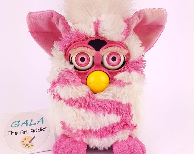 Furby Raspberry Swirl Prototype Custom Ultra Rare Old 1998 Furbies ...