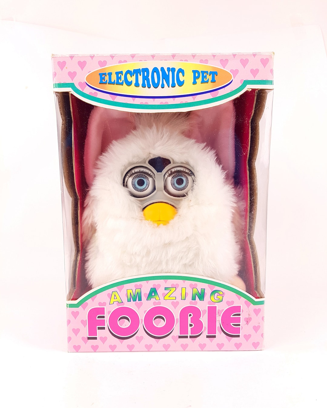 Furby Foobie With Box White Fake Bootleg Copy Knock off Electronic Pet ...