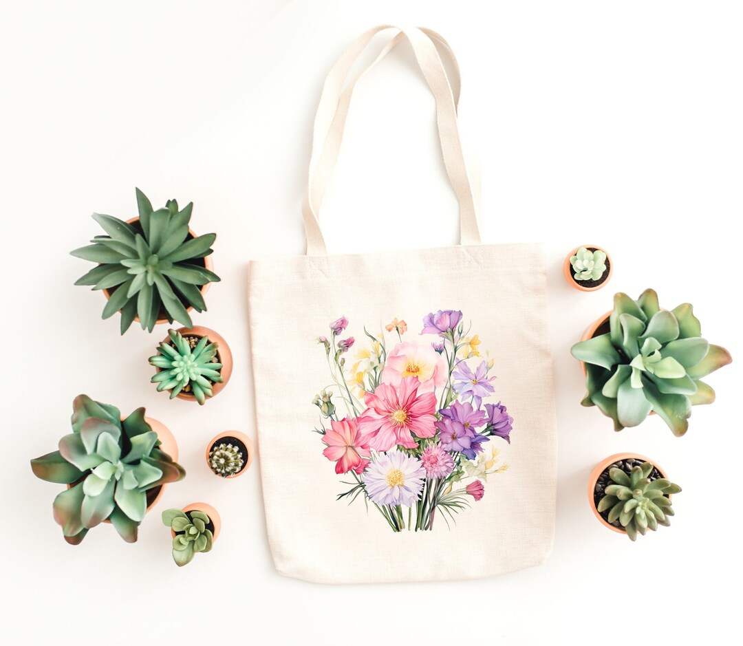Cottagecore Bag Women, Cottagecore Shoulder Bag, Botanical Tote Bag ...