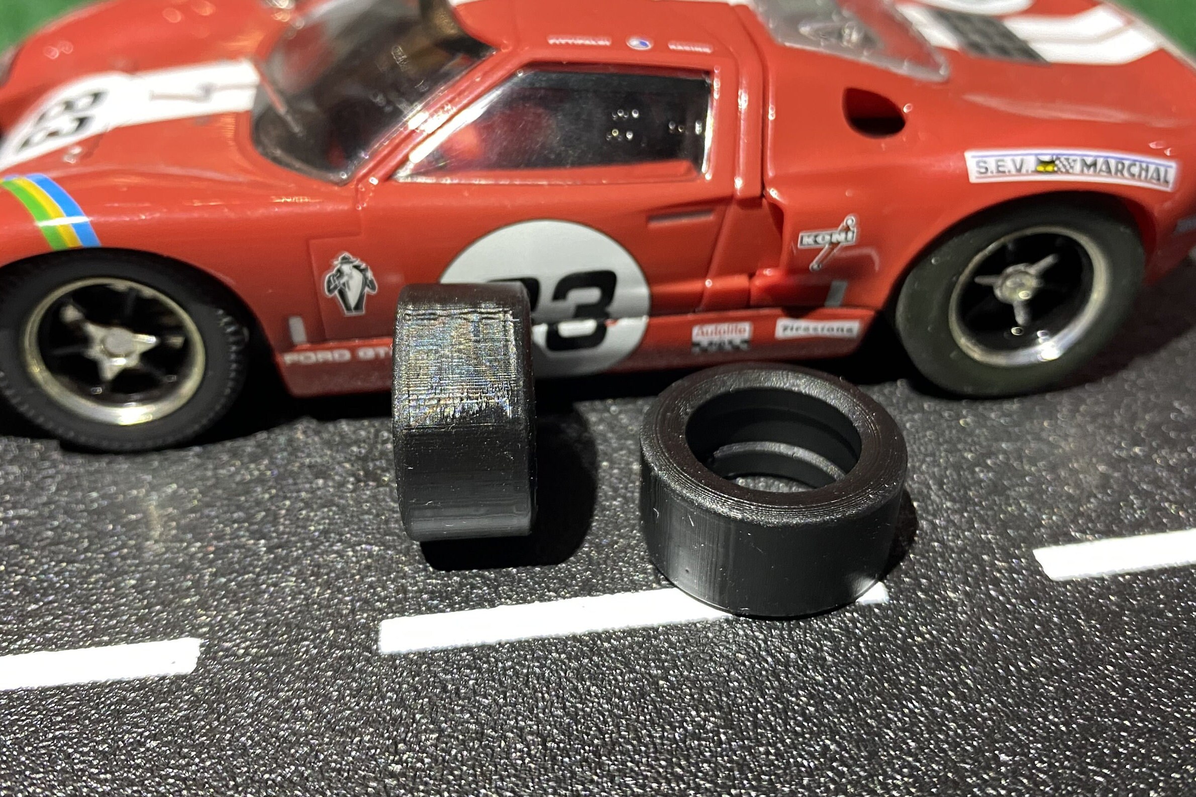 Scalextric Ford GT40 Mkii Rear Tires 1 Pair - Etsy