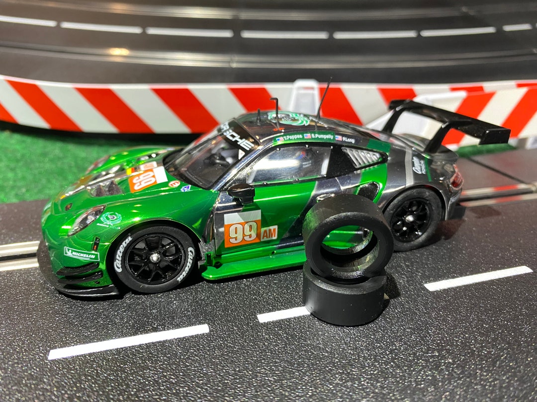 Carrera Porsche 911 RSR GT3, GT3 R, GT3 Cup Rear Tires (1 Pair; Size ...