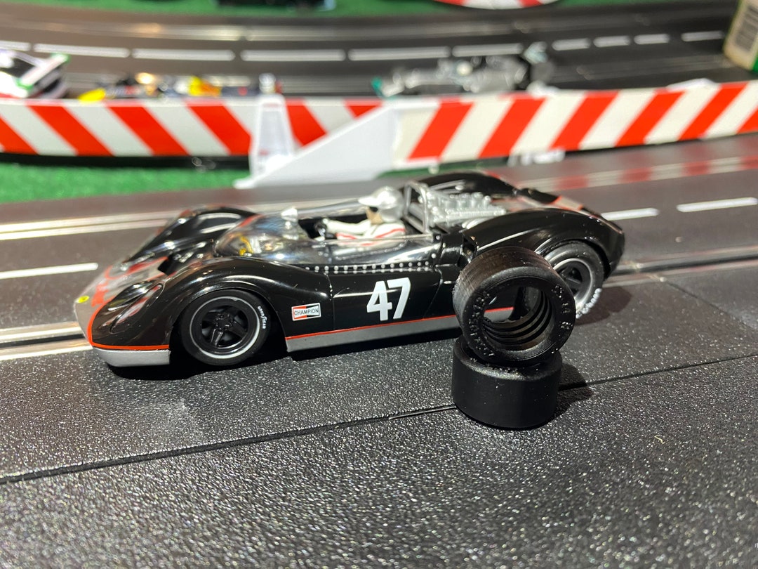 Rear Tires for Thunderslot Lola T70, Ferrari 350, Mclaren M6A, M6B ...