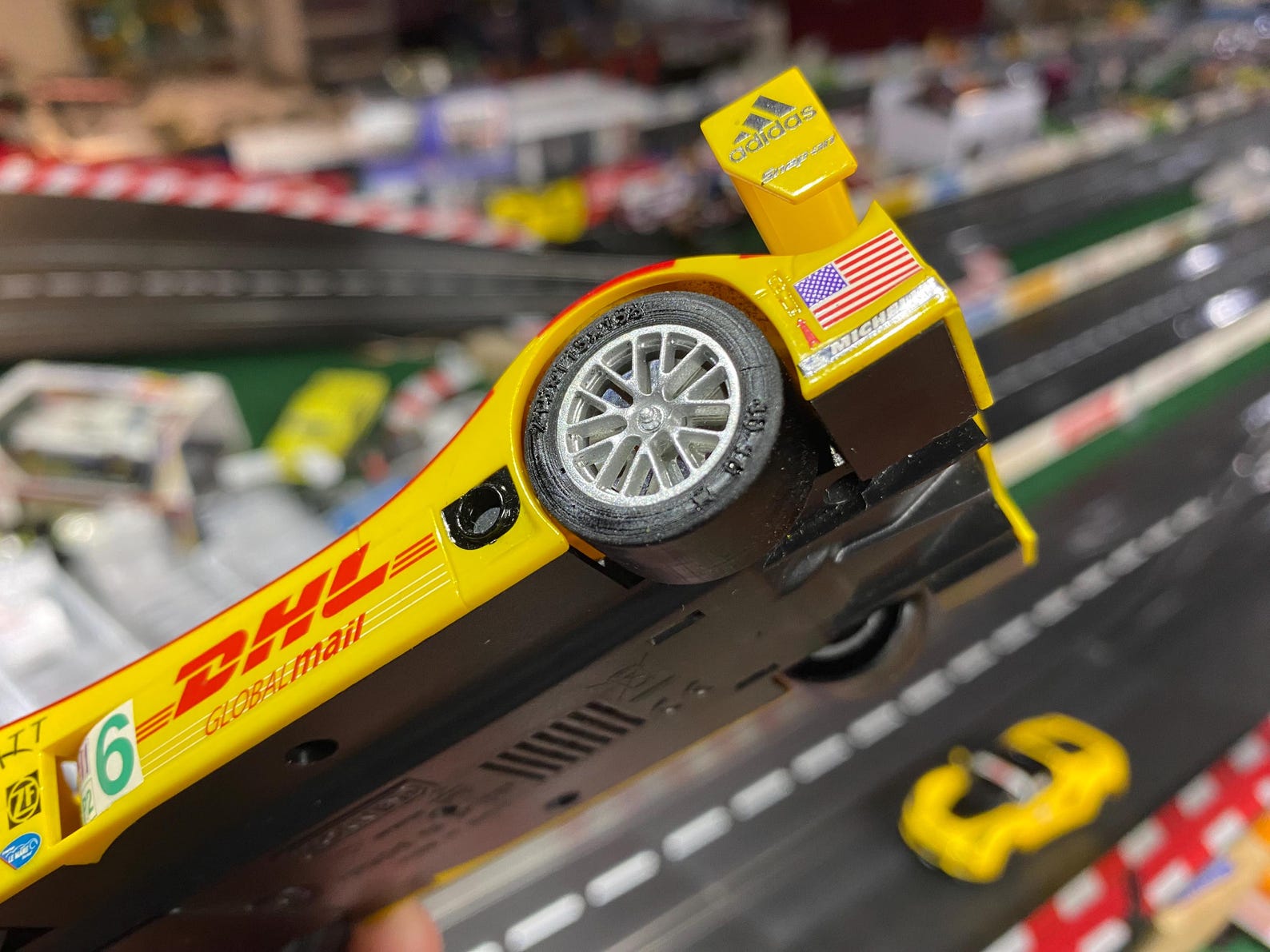 Scalextric Porsche RS Spyder Rear Tires (1 Pair, Size 215x115x156/40-10 ...