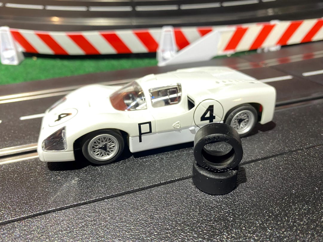 Scalextric Chaparral 2F Rear Tires (1 Pair, Size 200x90x141/40-13) - Etsy