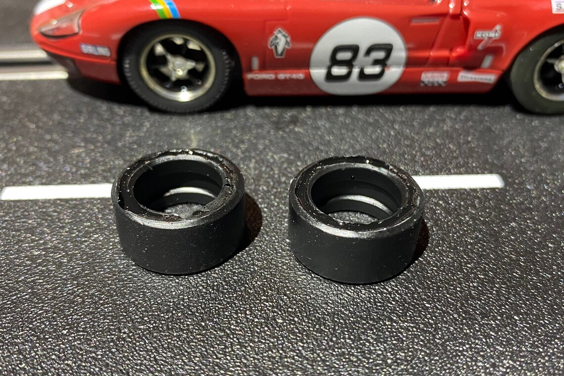 Scalextric Ford GT40 Mkii Rear Tires 1 Pair - Etsy