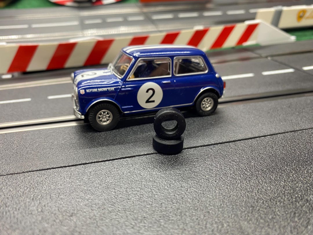 Scalextric Mini Cooper Front/rear Tires (1 Pair, Size 160x60x89/30-11 ...
