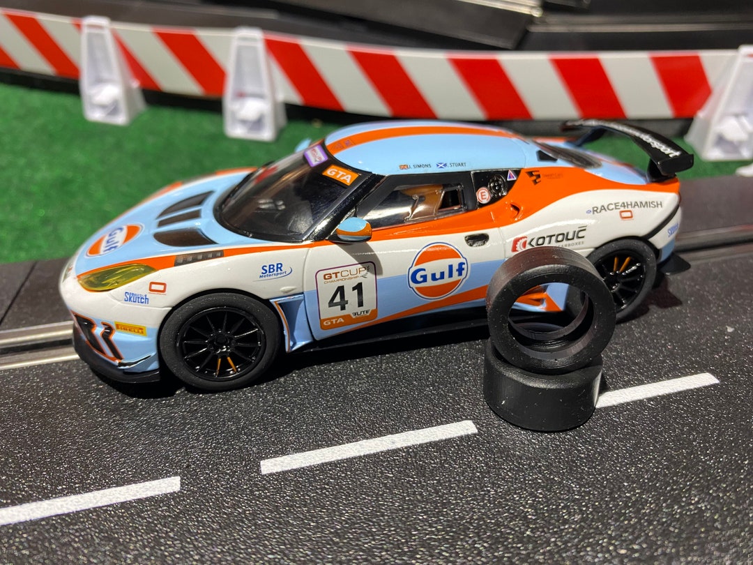 Scalextric Lotus Evora GT4 Tires (1 Pair) - Etsy