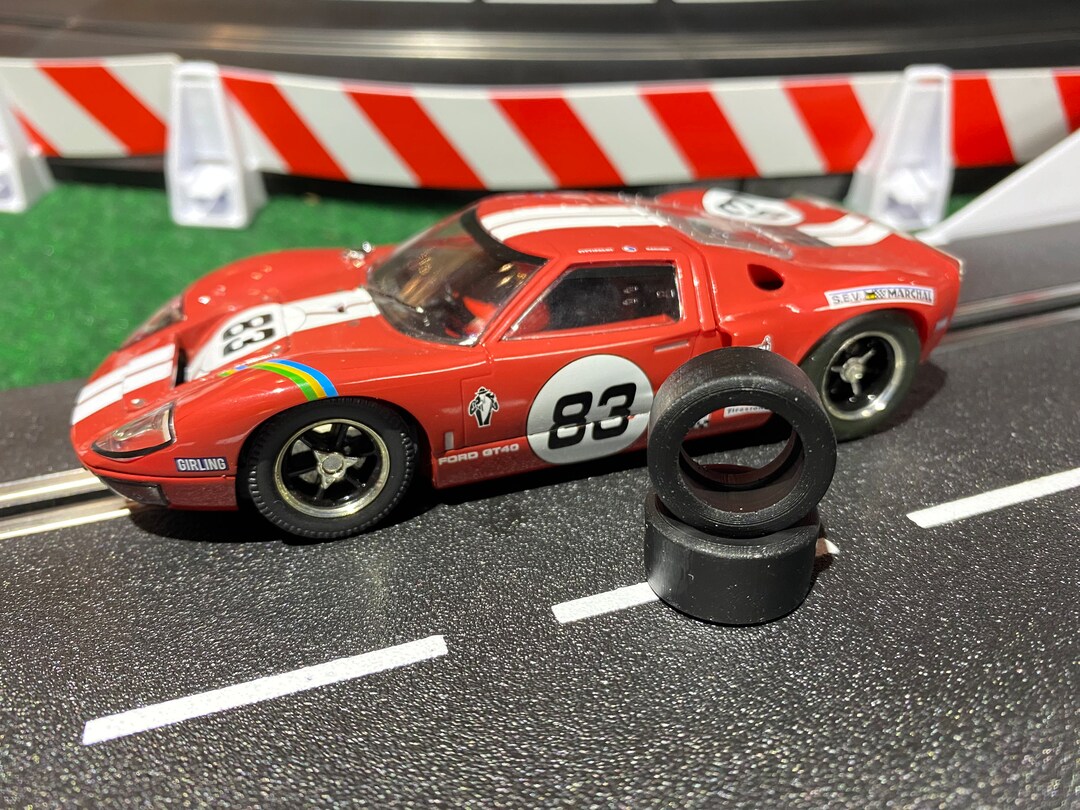Scalextric Ford GT40 Mkii Rear Tires (1 Pair) - Etsy