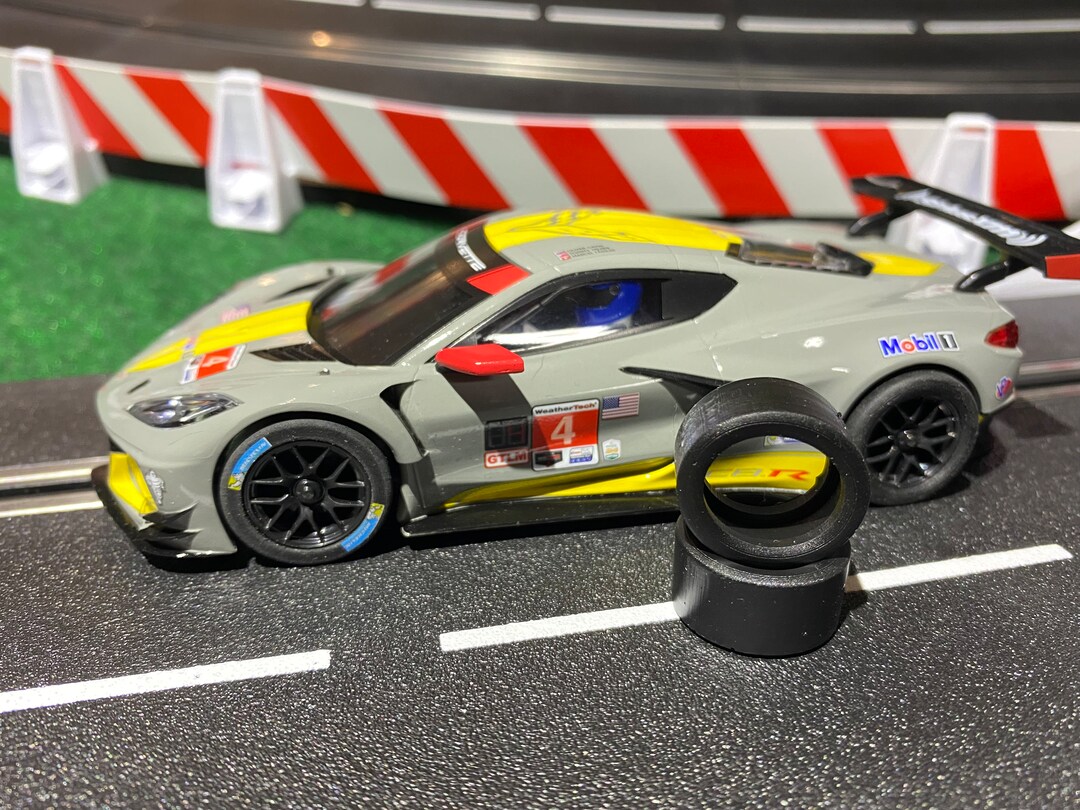 Scalextric Chevrolet Corvette C8.R Rear Tires (1 Pair) - Etsy