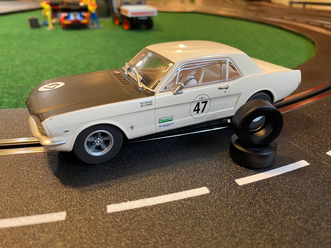 Scalextric Ford Mustang 65, Falcon XW/XY, Shelby GT350 Rear Tires (1 ...