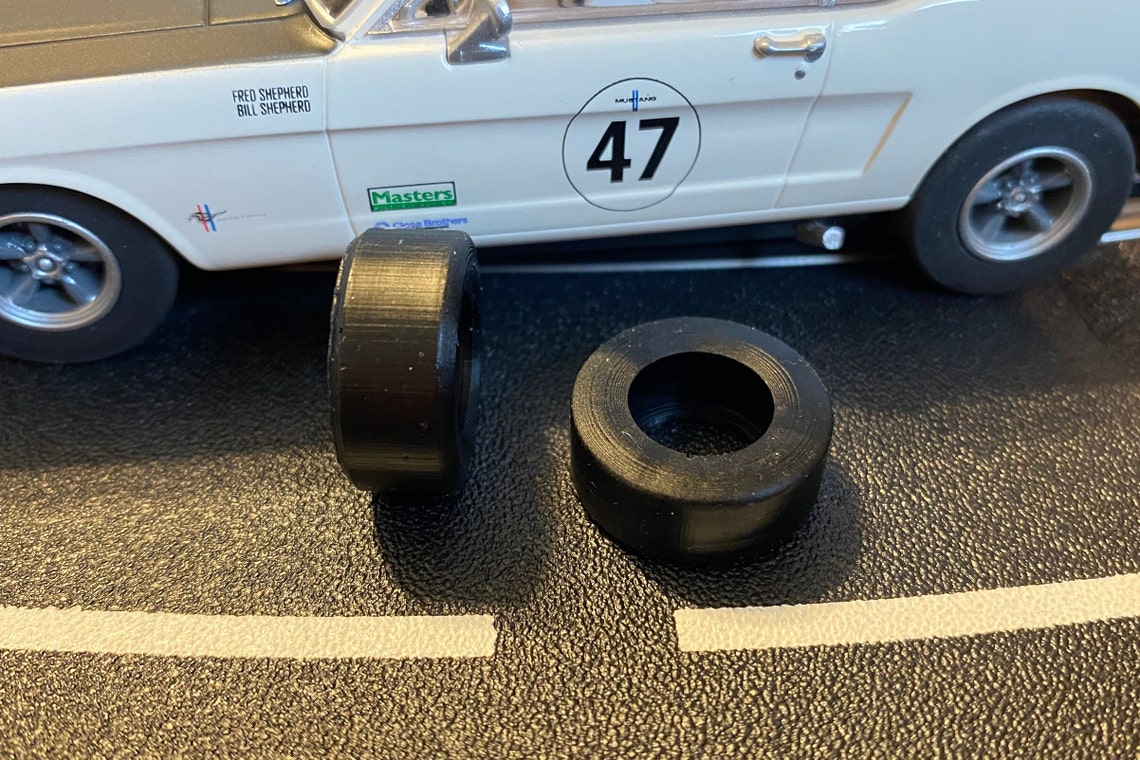 Scalextric Ford Mustang 65, Falcon XW/XY, Shelby GT350 Rear Tires (1 ...
