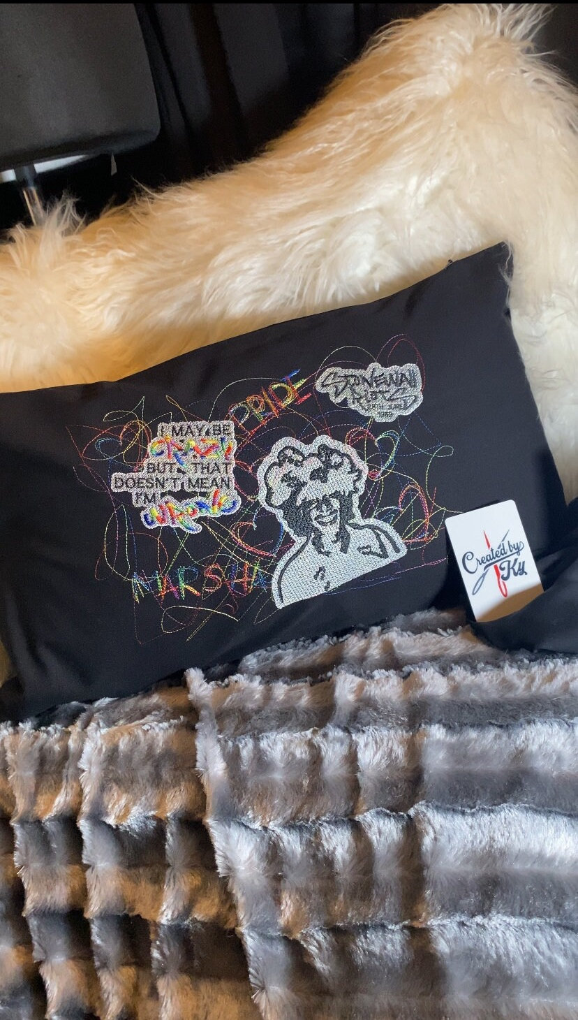 Icons - Marsha P. Johnson Inspired Throw Cushion Cover Pillow Cover Art ...