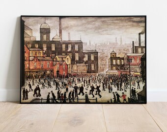 On the Sands Berwick on Tweed L S Lowry Medici Print - Etsy
