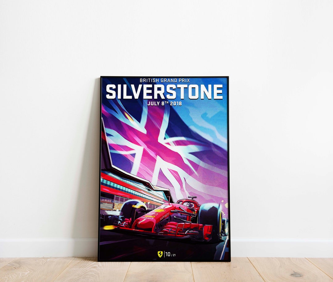 Formula 1 Britain Silverstone 08th July 2018 Print Poster - Etsy