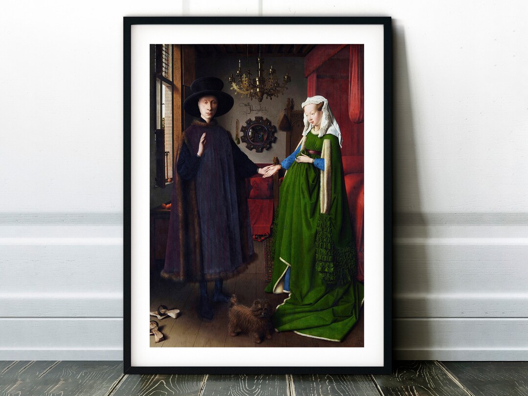 Jan Van Eyck - Arnolfini Portrait (1434) Print Poster - Etsy