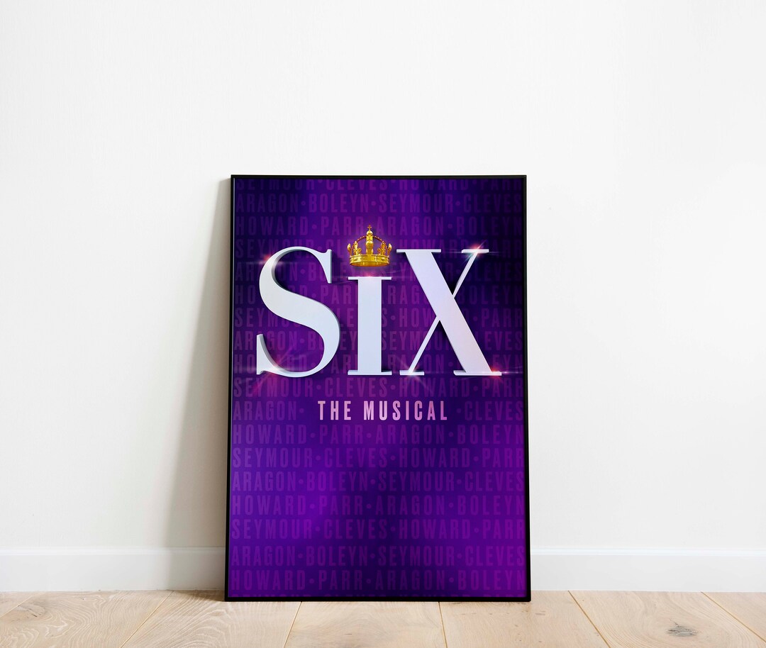 Six Musical Print Poster - Etsy