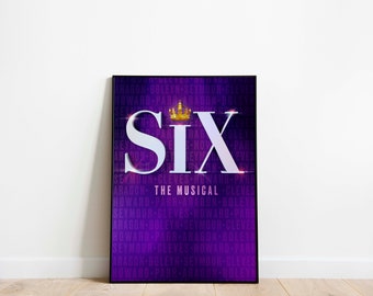 Six the Musical Full Show Lyrics Print 5x7/a4/a3/10x8 Instant Download ...