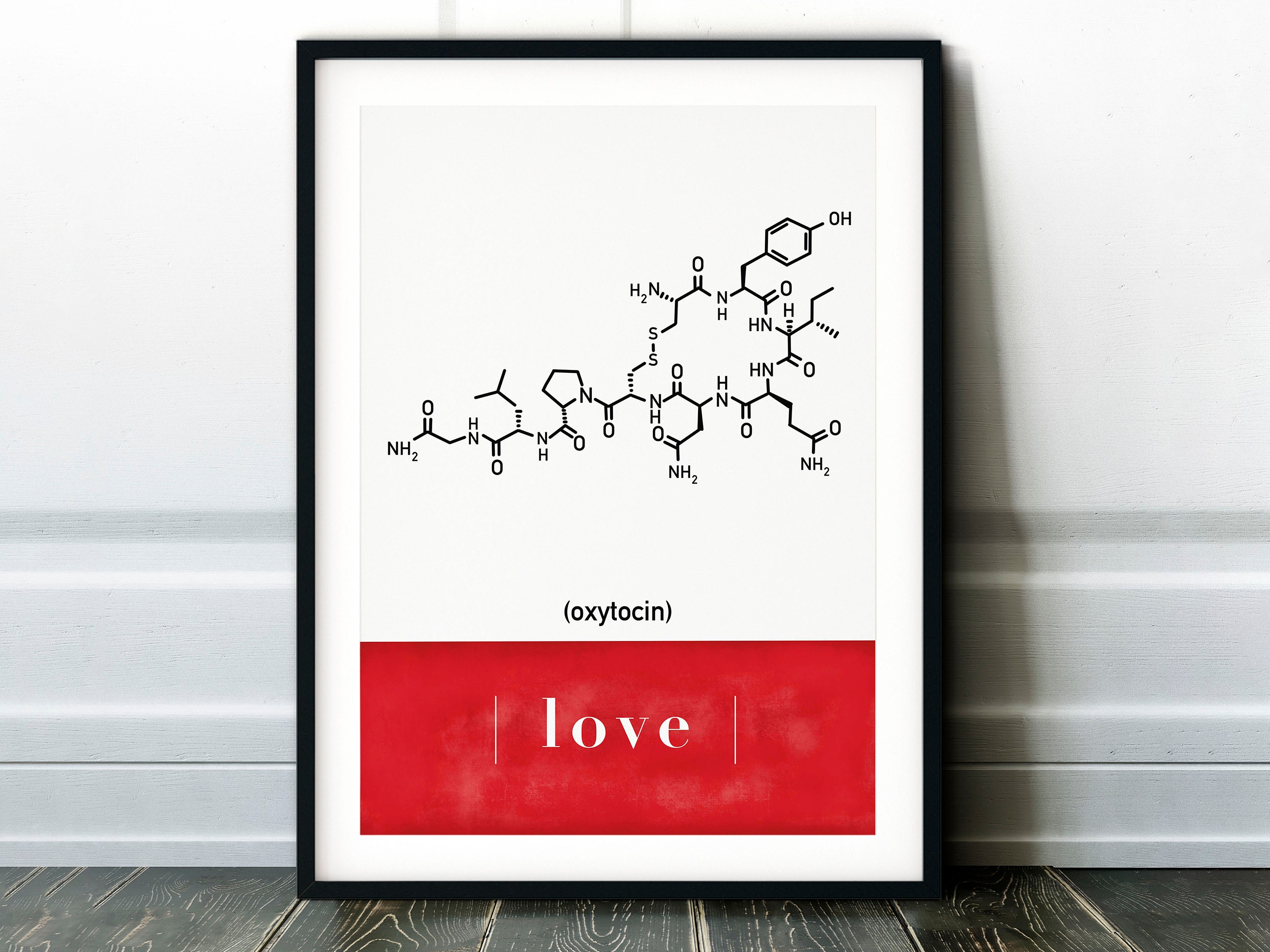 Oxytocin Molecule - Chemical Formula - Love Print Poster - Etsy