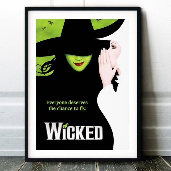 Wicked Musical Broadway Poster - Etsy