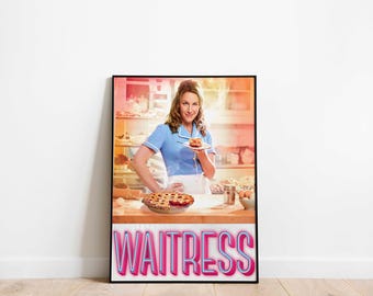 Waitress- the Musical, Adelphi Theatre, London West End, Hand-drawn ART ...