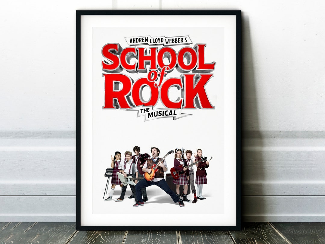 School of Rock Musical Print Poster - Etsy