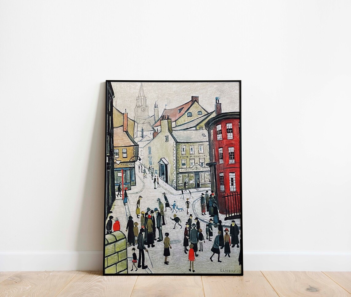 LS Lowry - Berwick Upon Tweed - 1973 Print - Etsy Australia
