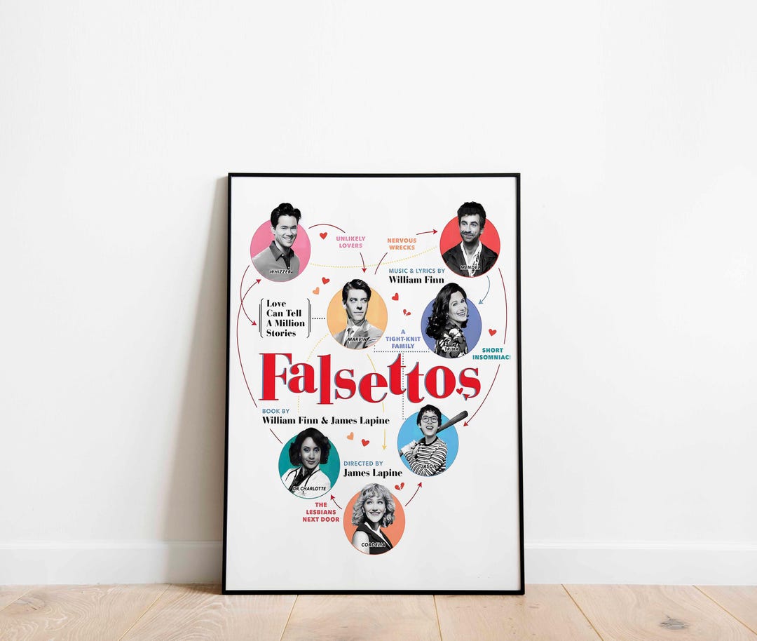 Falsettos Musical Theatre Print Poster - Etsy