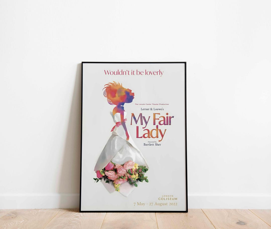 My Fair Lady Musical Theatre Print Poster - Etsy