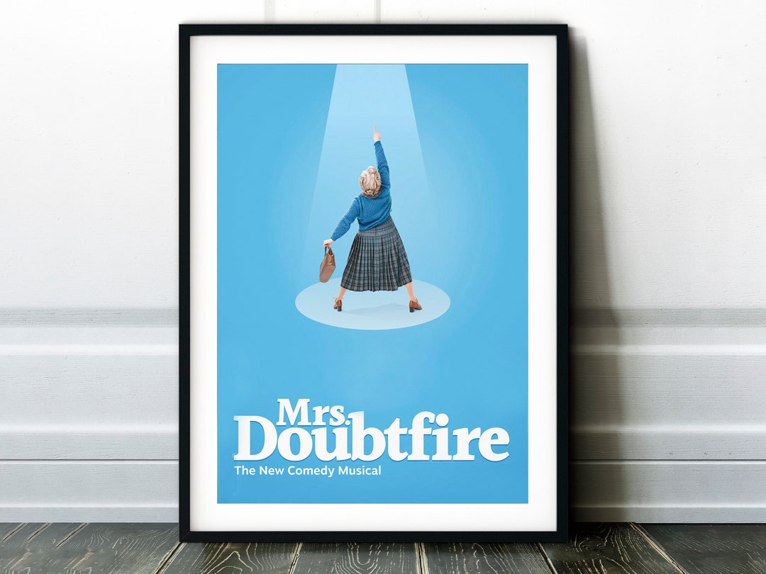 Mrs. Doubtfire the New Comedy Musical Print Poster - Etsy