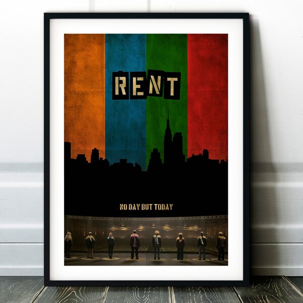 Rent the Musical Poster - Etsy