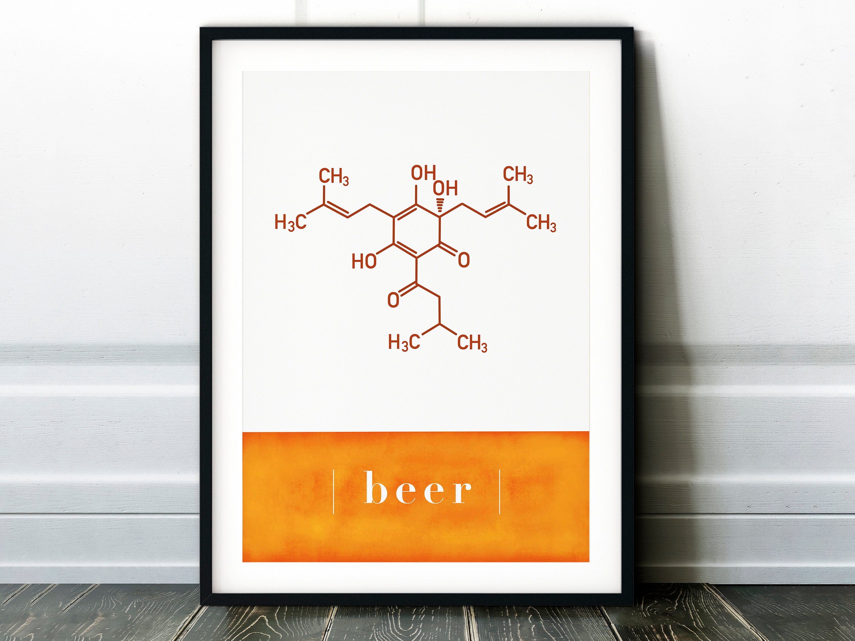 Oxytocin Molecule - Chemical Formula - Beer Print Poster - Etsy