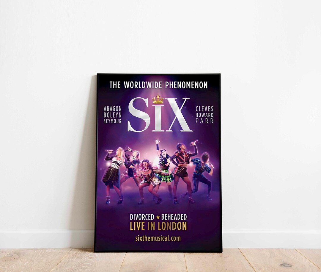 Six Musical Theatre Print Poster - Etsy