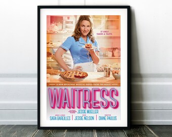 Waitress- the Musical, Adelphi Theatre, London West End, Hand-drawn ART ...