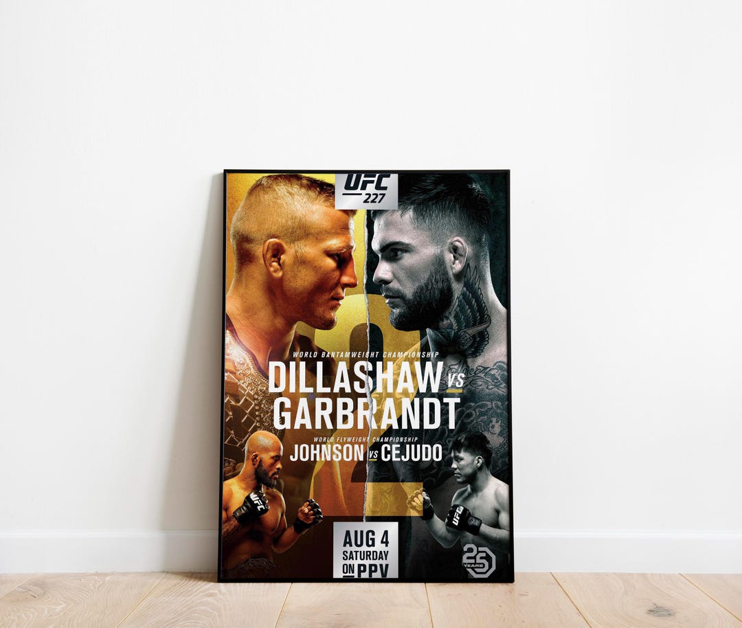 UFC 227 | August 4, 2018 | T.J. Dillashaw Vs Cody Garbrandt 2 | Los ...