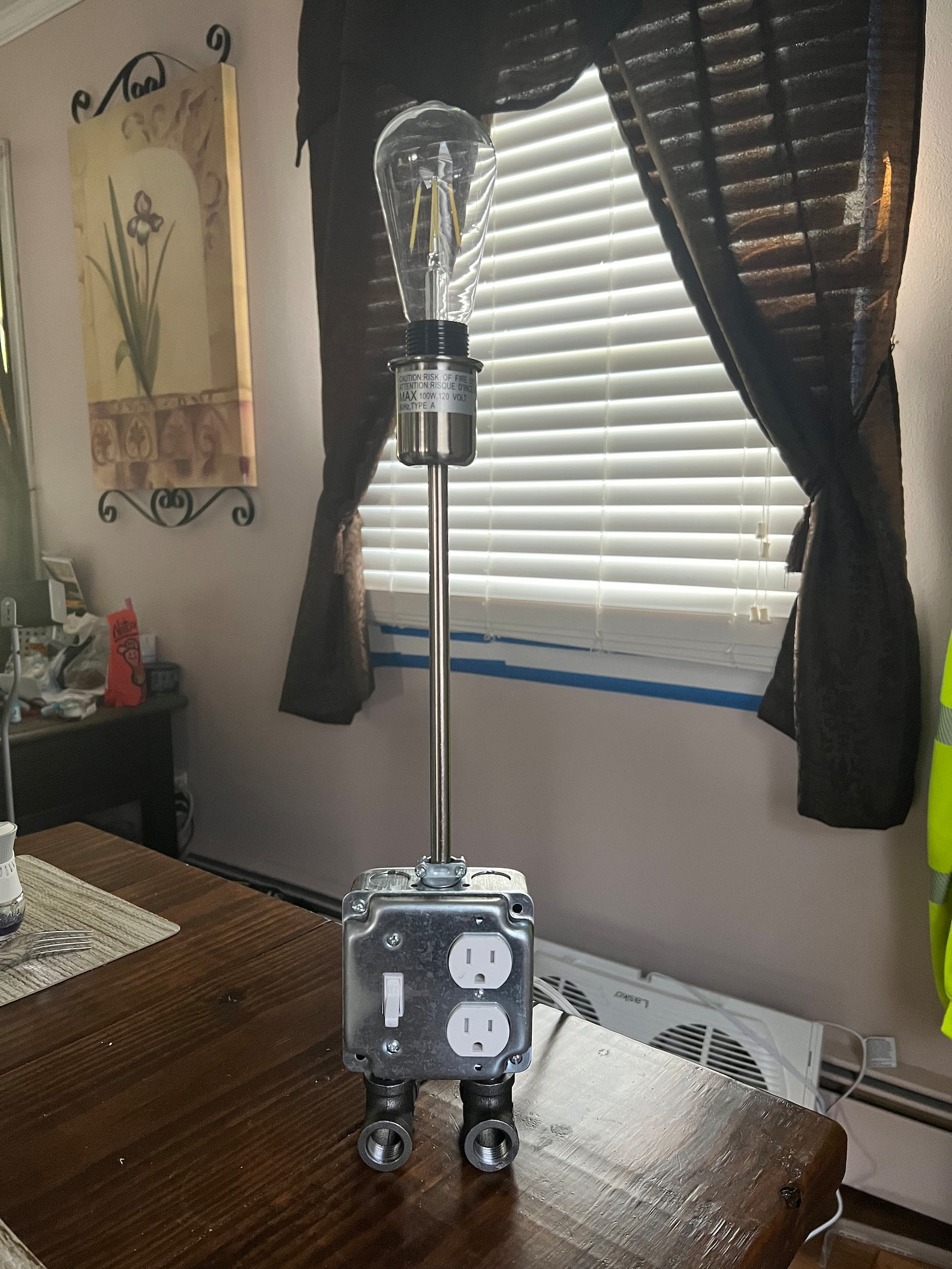 Industrial Steam Punk Unique Lamp - Etsy