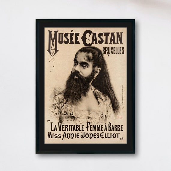 Bearded Lady Vintage Circus