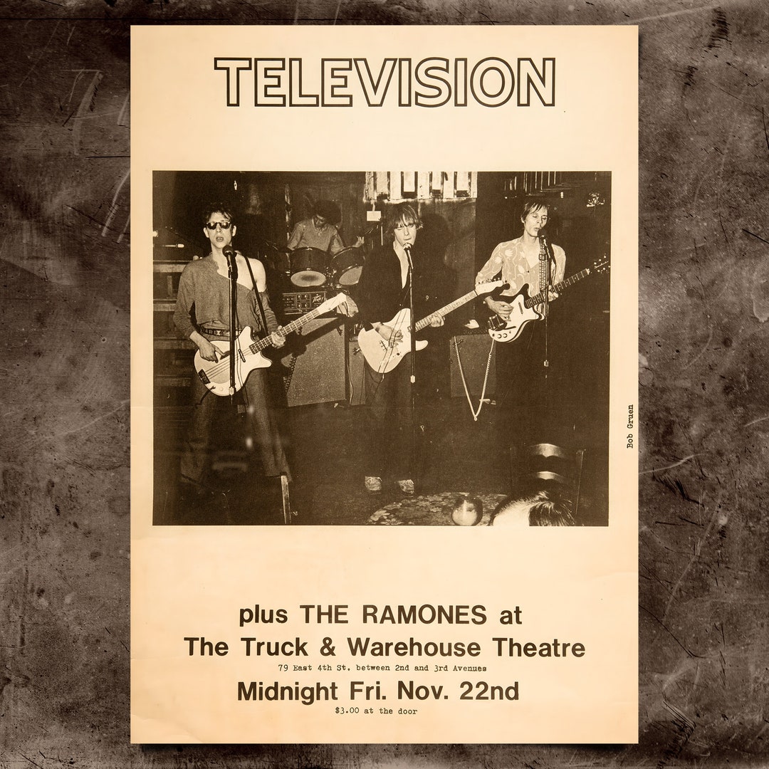 Punk Concert Poster, Live in New York Flyer, Art Print - A4 and A3 Size ...