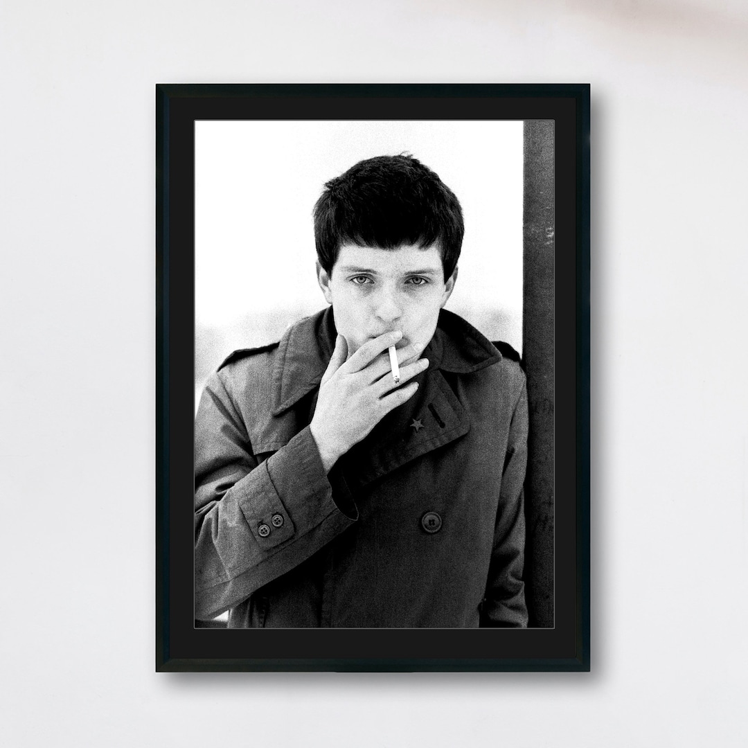 Ian Curtis Portrait Joy Division Monochrome Art Print A4 - Etsy