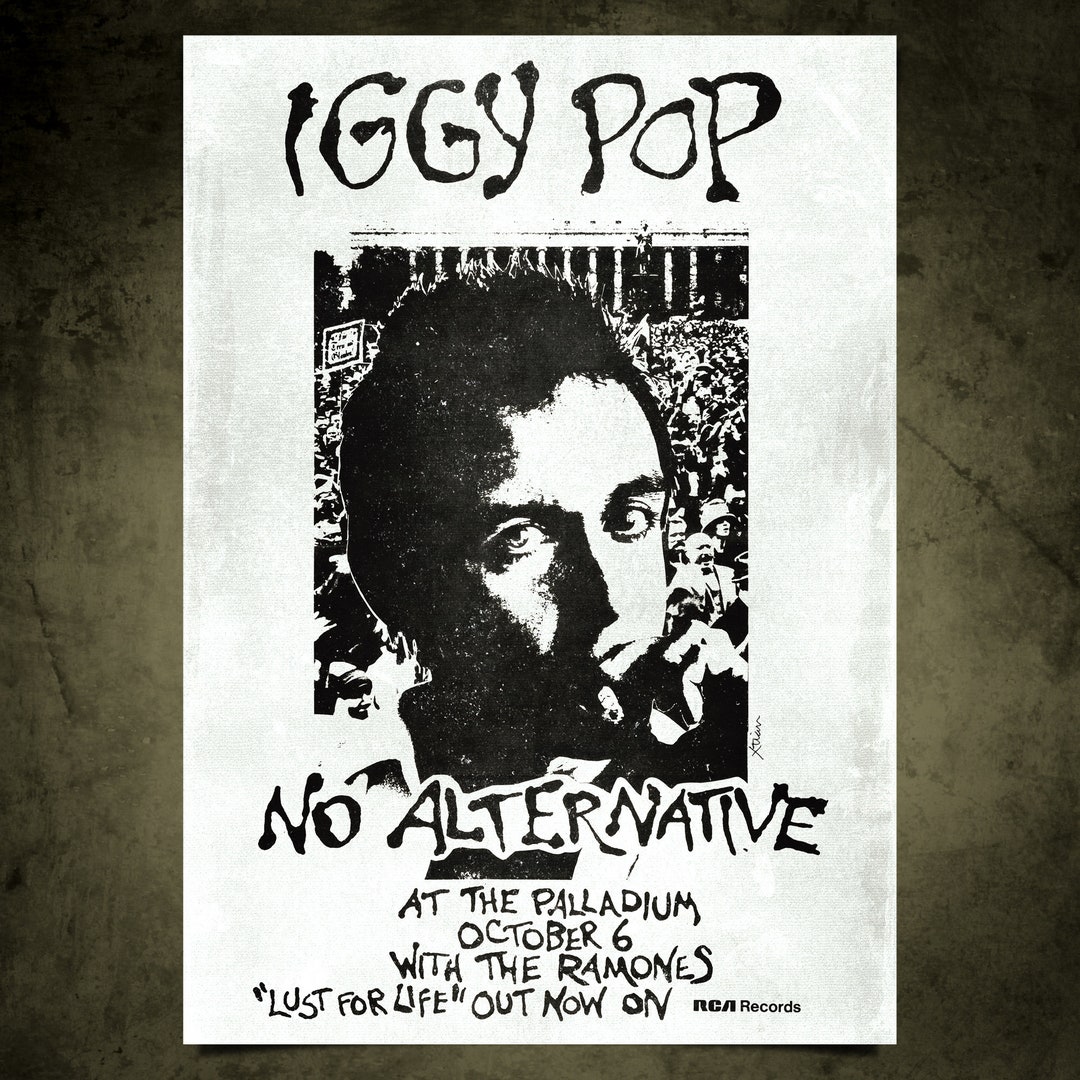 Punk Rock Concert Poster, Live in New York, 1977 Concert Flyer, Art ...