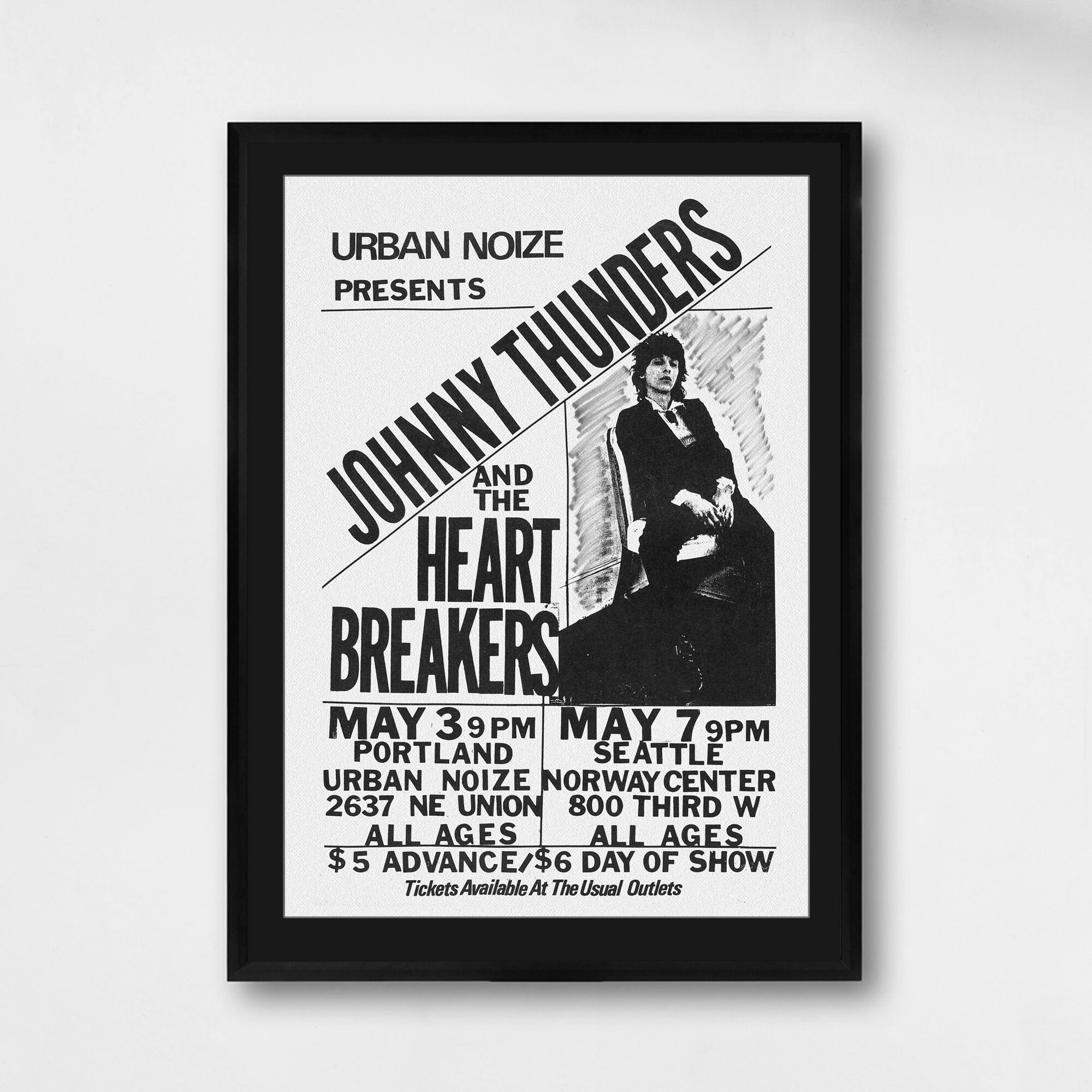 Punk Rock Concert Poster Punk Flyer Art Print A4 and A3 - Etsy UK