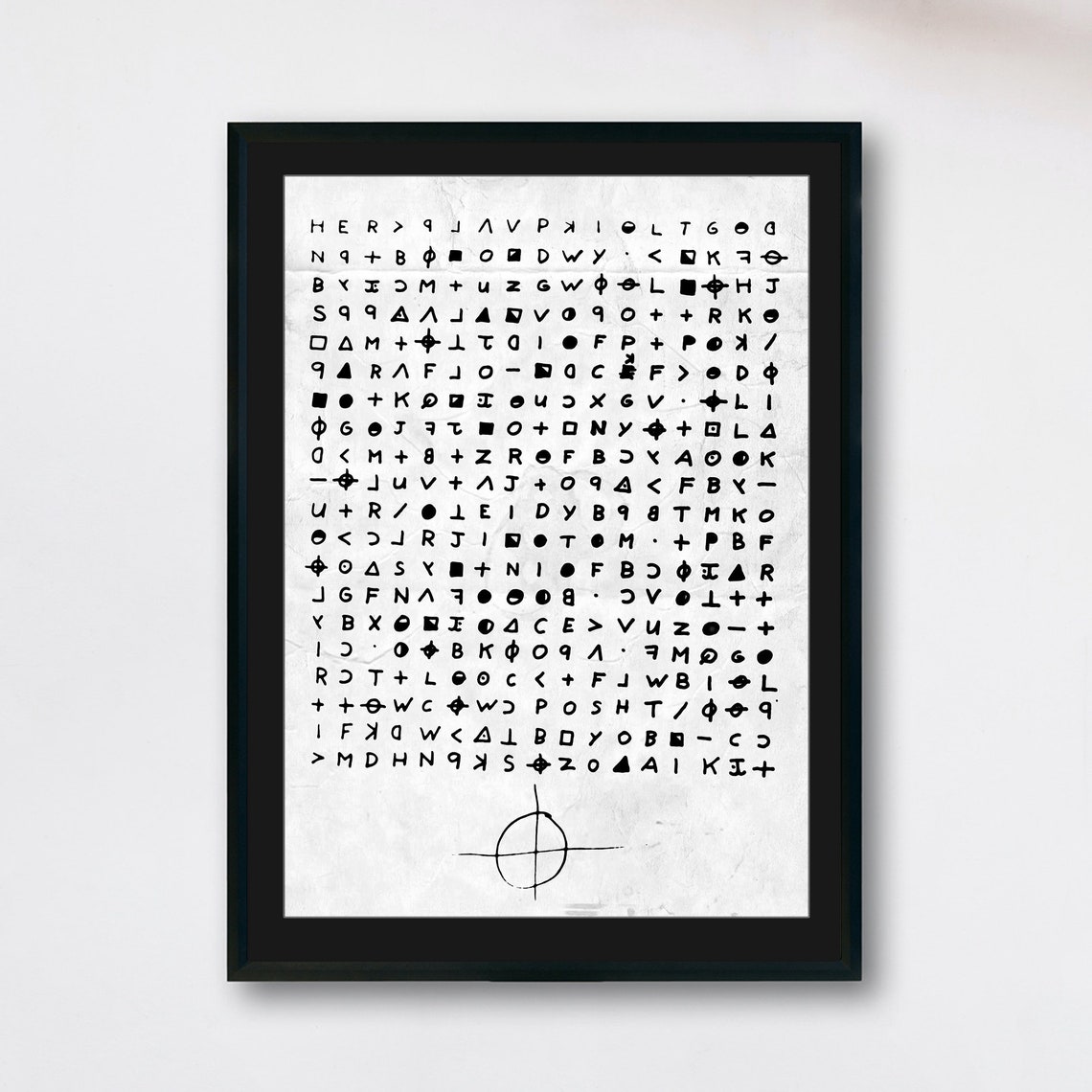 Zodiac Killer, Cipher, Serial Killer Art Print A4 Size - Etsy