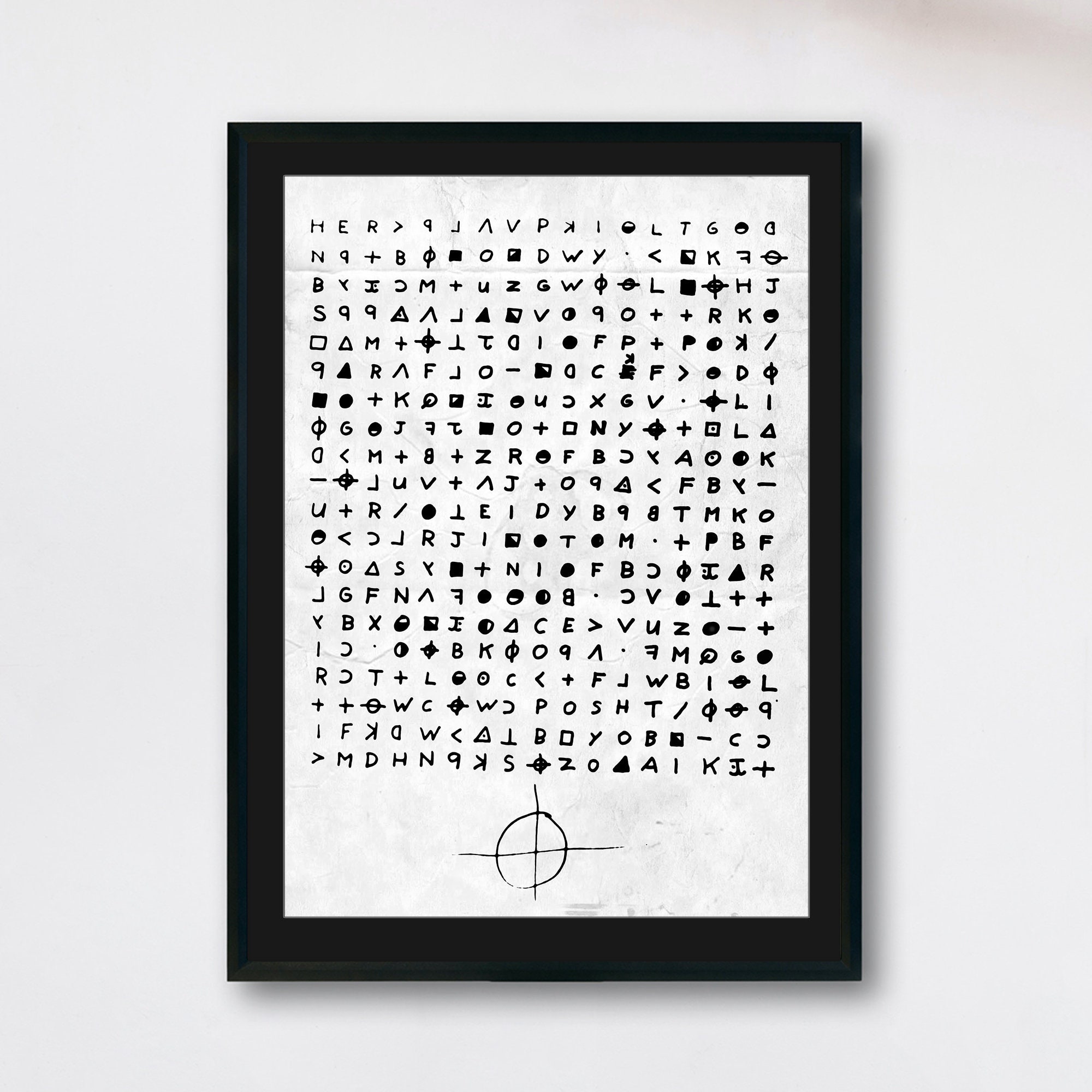 Zodiac Killer, Cipher, Serial Killer Art Print A4 Size - Etsy
