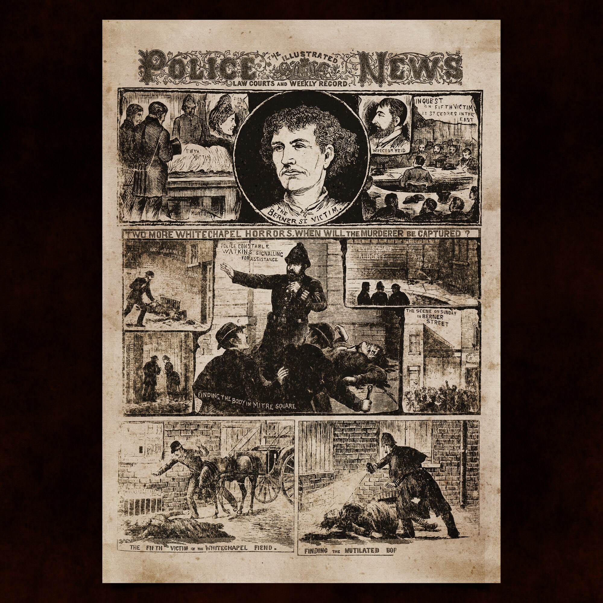 Jack the Ripper Whitechapel Murders Penny Dreadful Serial - Etsy