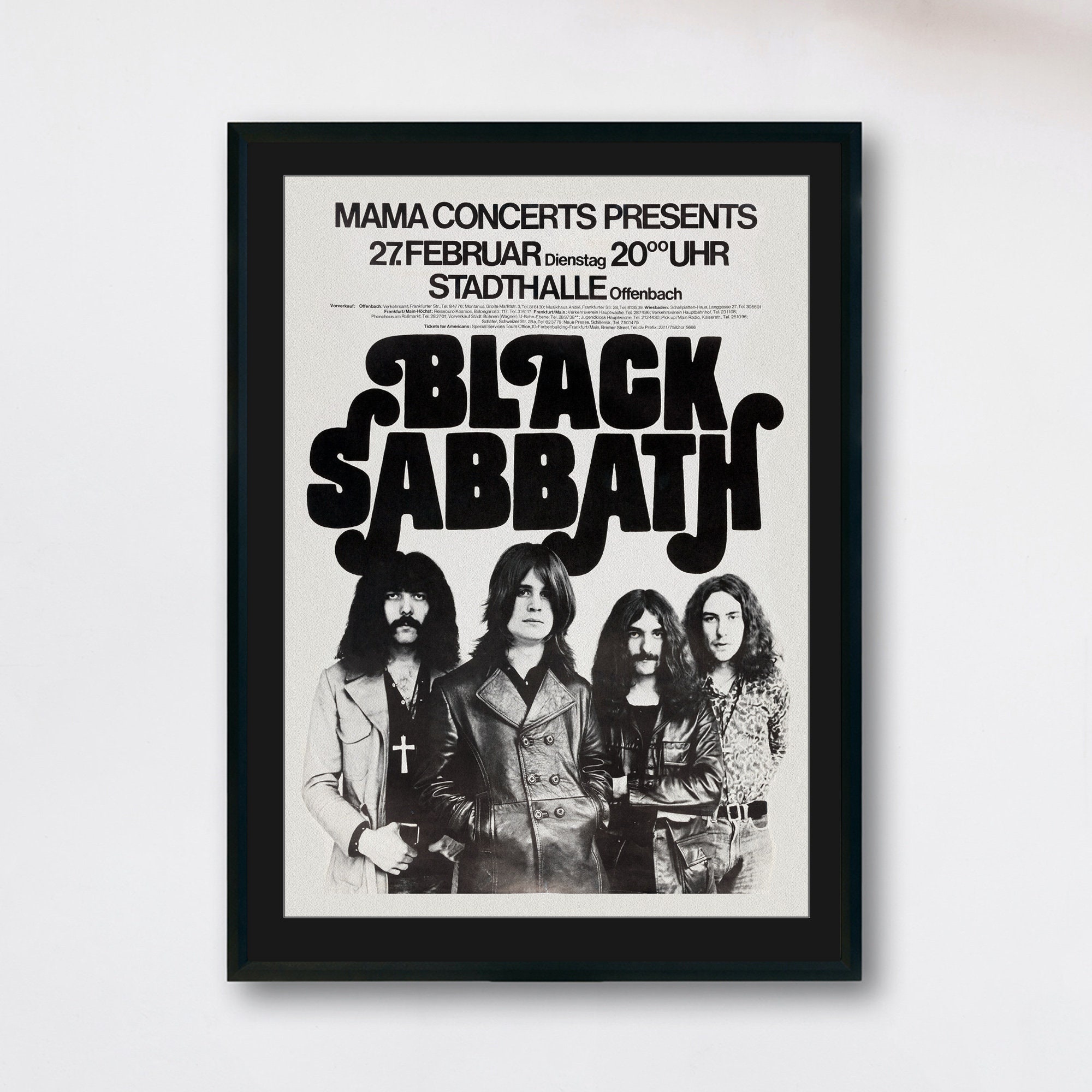 Heavy Metal Concert Poster, Rock, Art Print A4 and A3 Size - Etsy