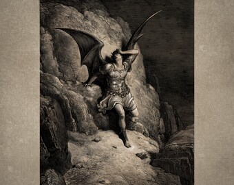 Lucifer Sigil Print, Occult Illustration, Satanic Poster, Occult Home ...