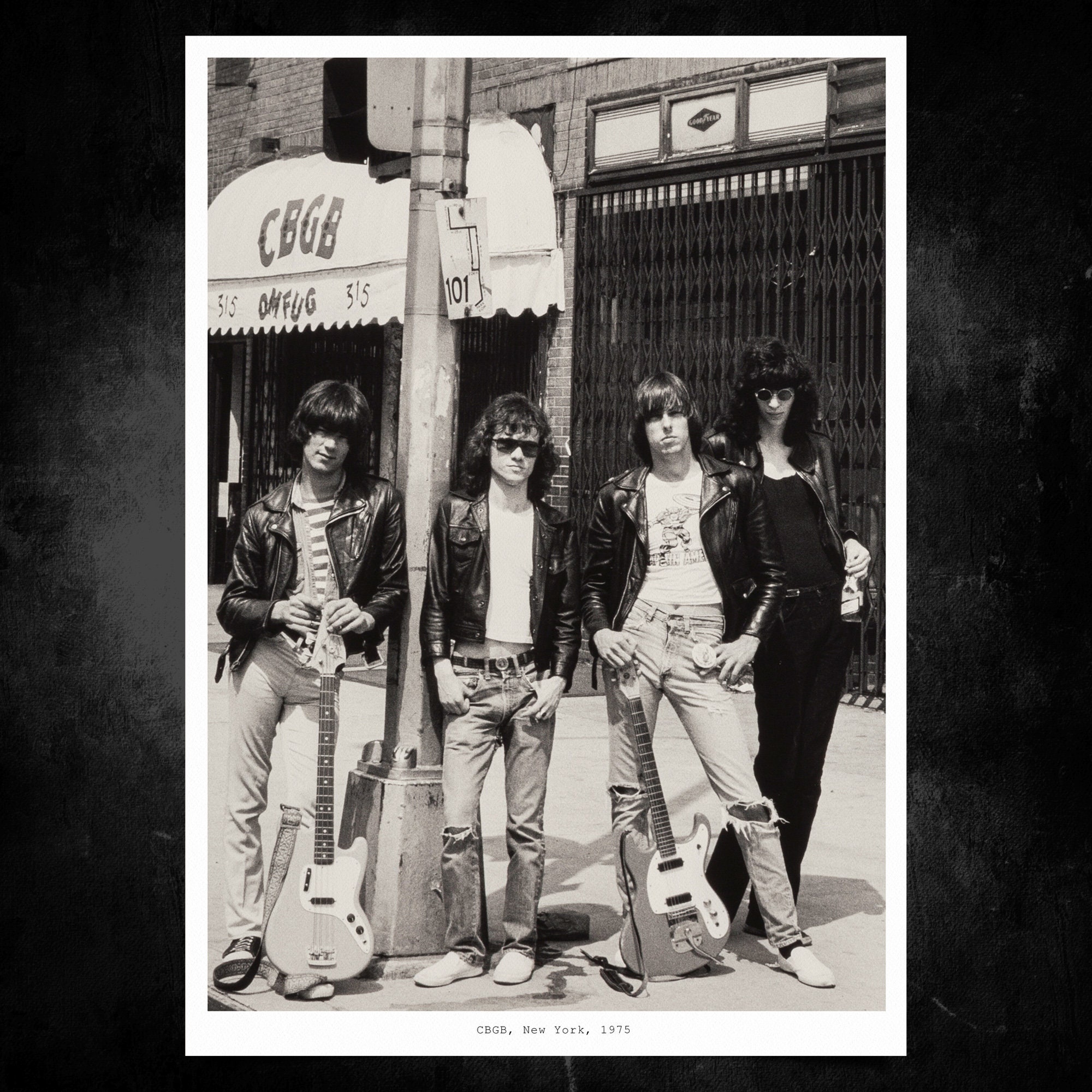 Punk Rock Band Photo, CBGB, 1975, Punk Art Print A4 Size - Etsy