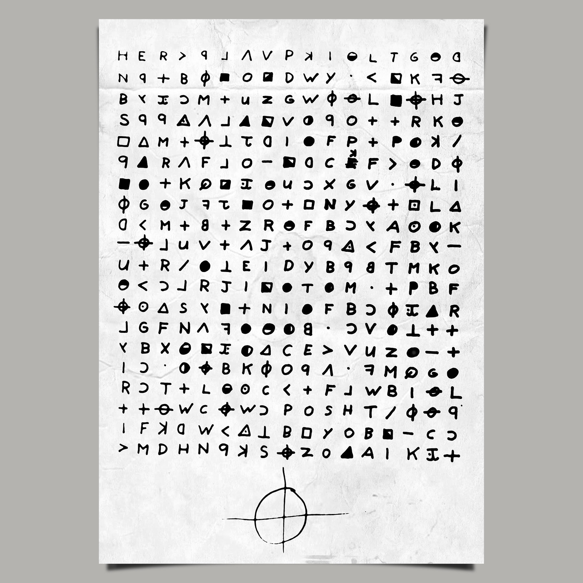 Zodiac Killer, Cipher, Serial Killer Art Print A4 Size - Etsy